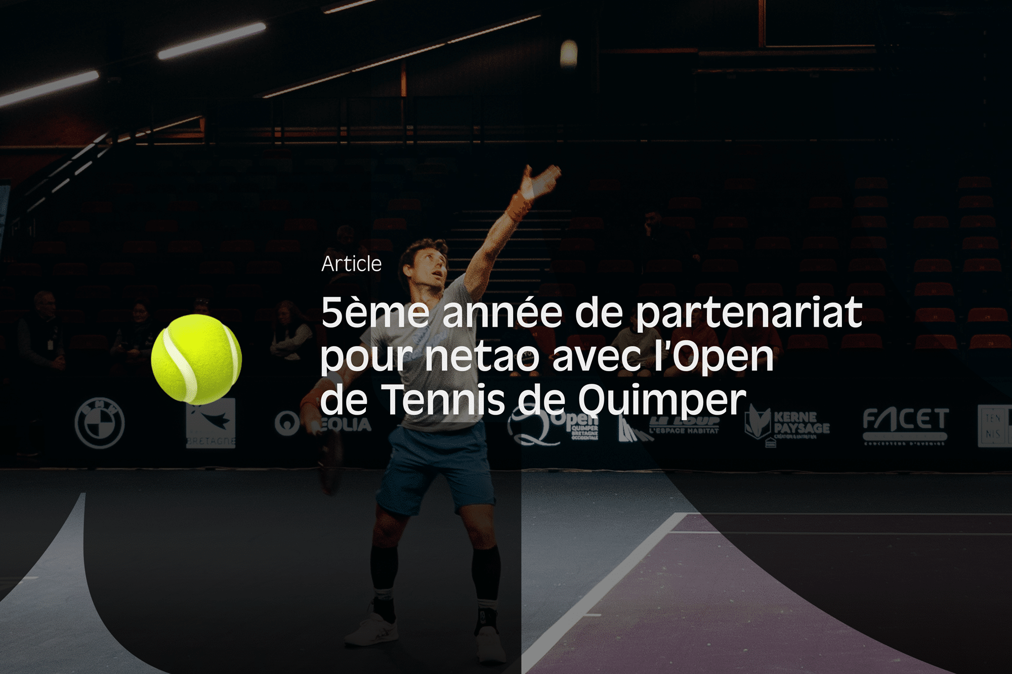 Partenariat 2024 pour netao avec l'Open QBO - Netao - Quimper